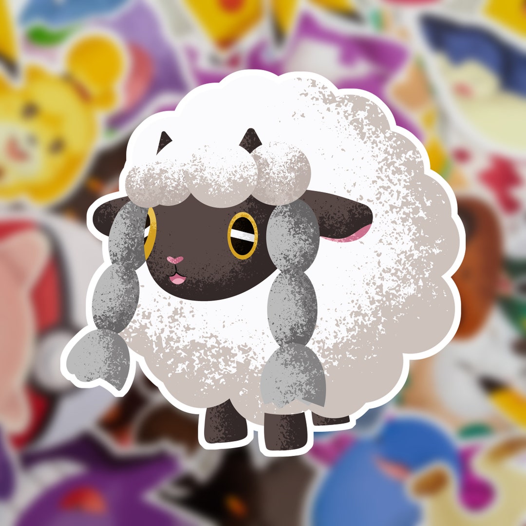Wooloo Vinyl Sticker - Etsy