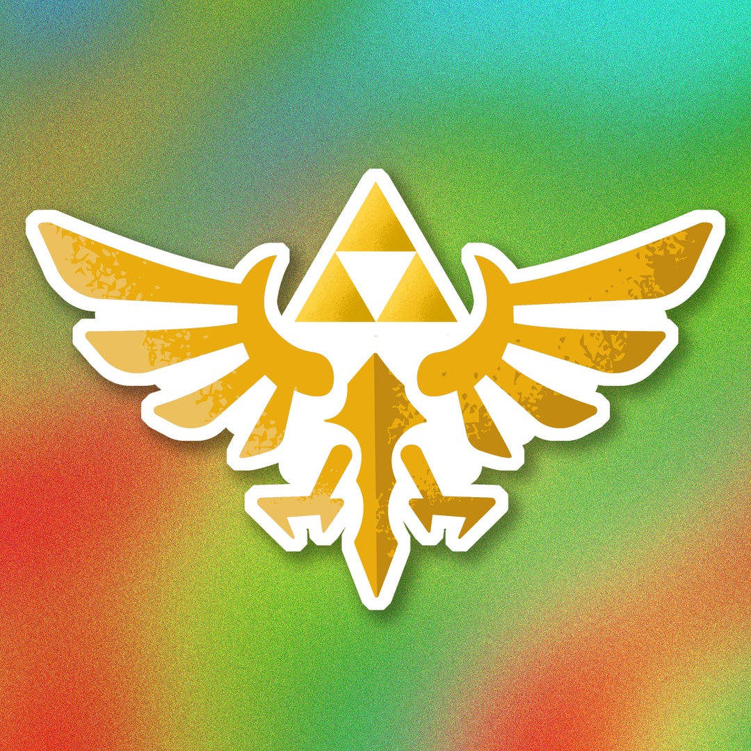 Triforce Crest Vinyl Sticker - Etsy