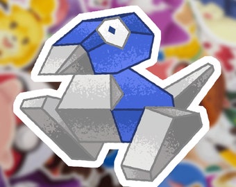 Porygon Sticker | Etsy