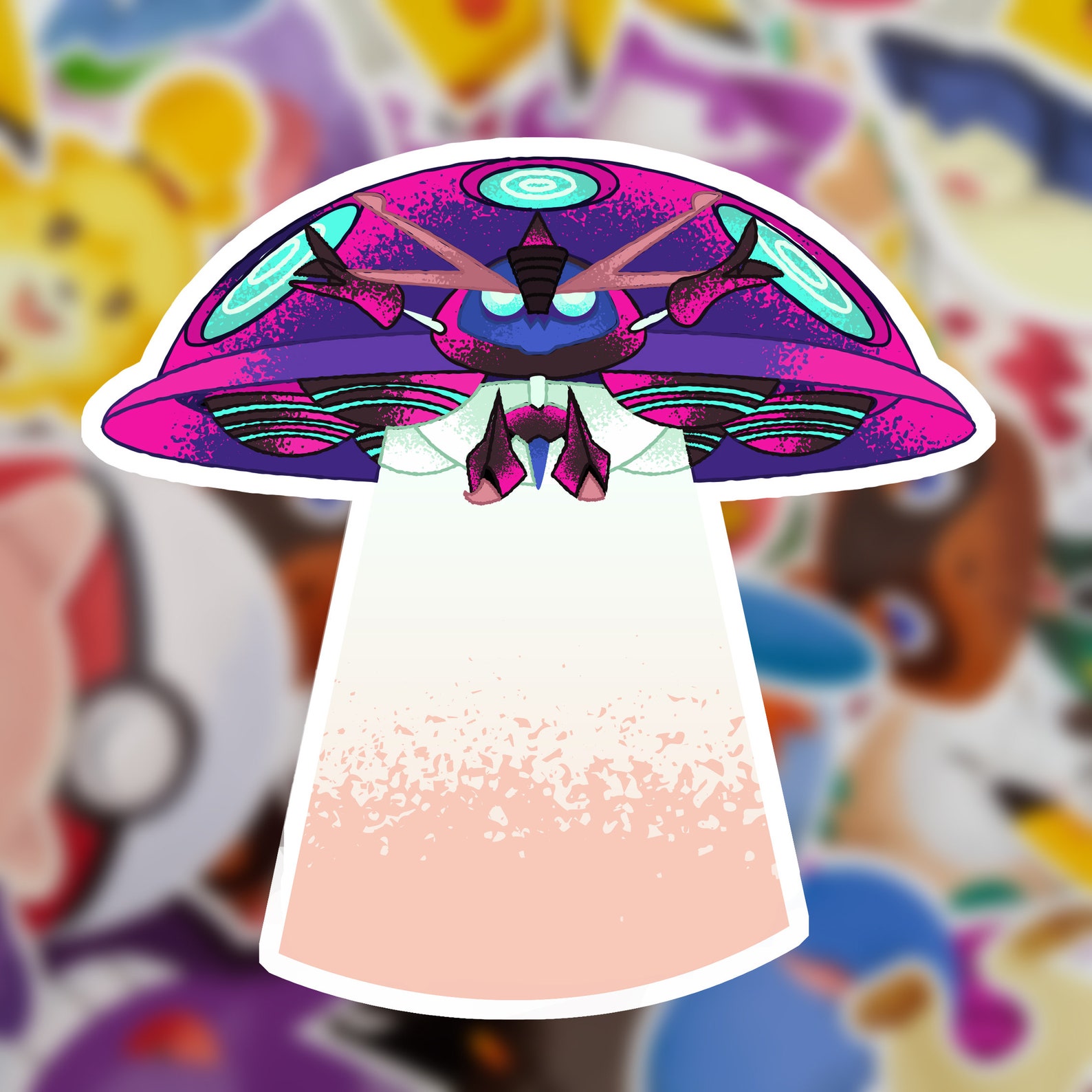 Shiny Gmax Orbeetle Vinyl Sticker - Etsy Canada