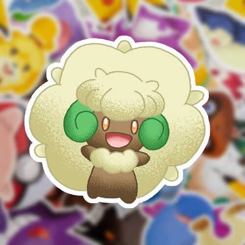 Pokmeon Snom Vinyl Sticker Sheet - Etsy