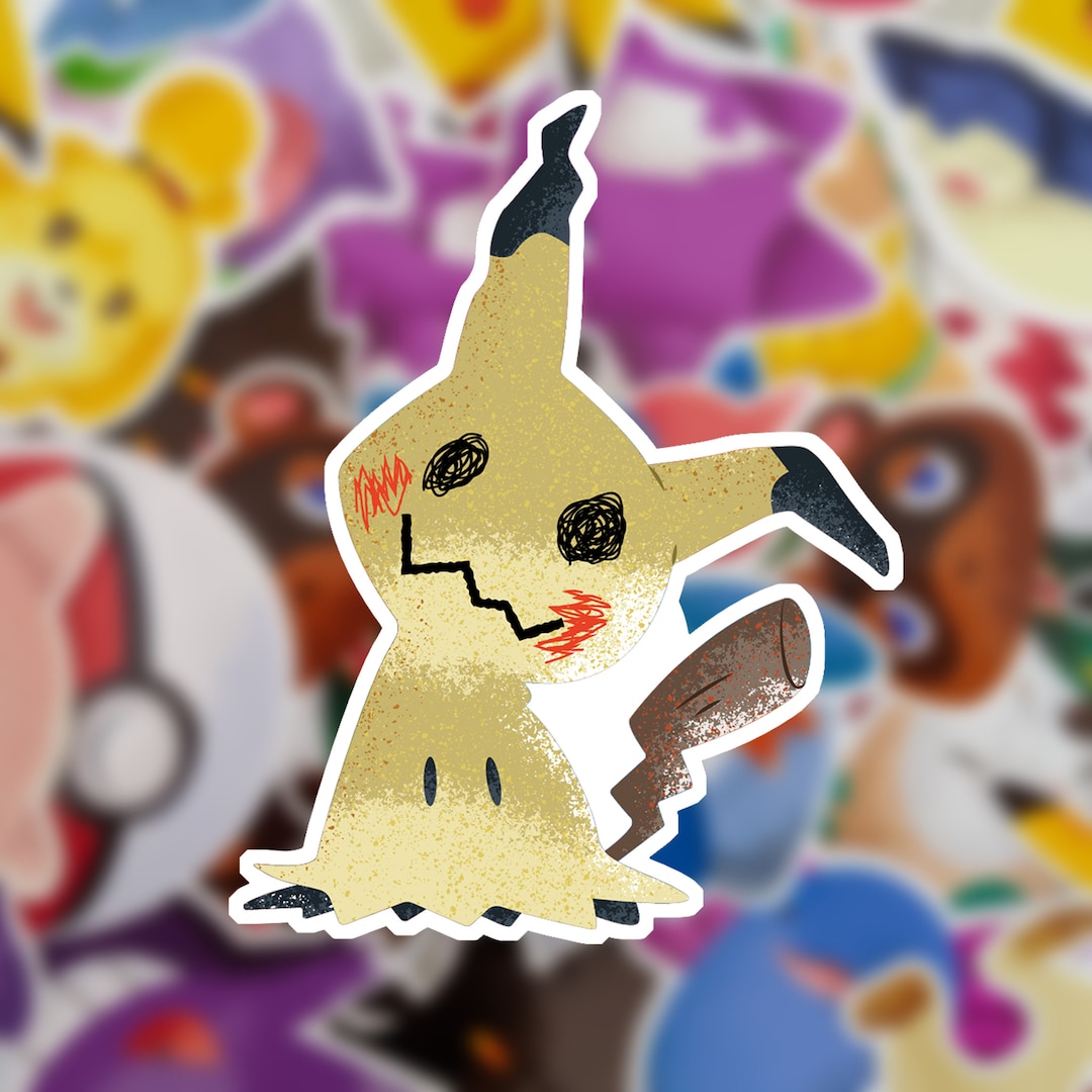 Mimikyu Vinyl Sticker - Etsy