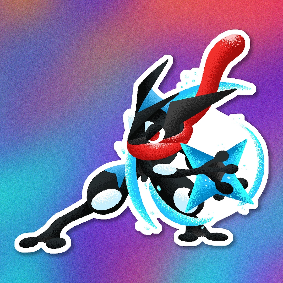 Shiny Ninja Vinyl Sticker - Etsy