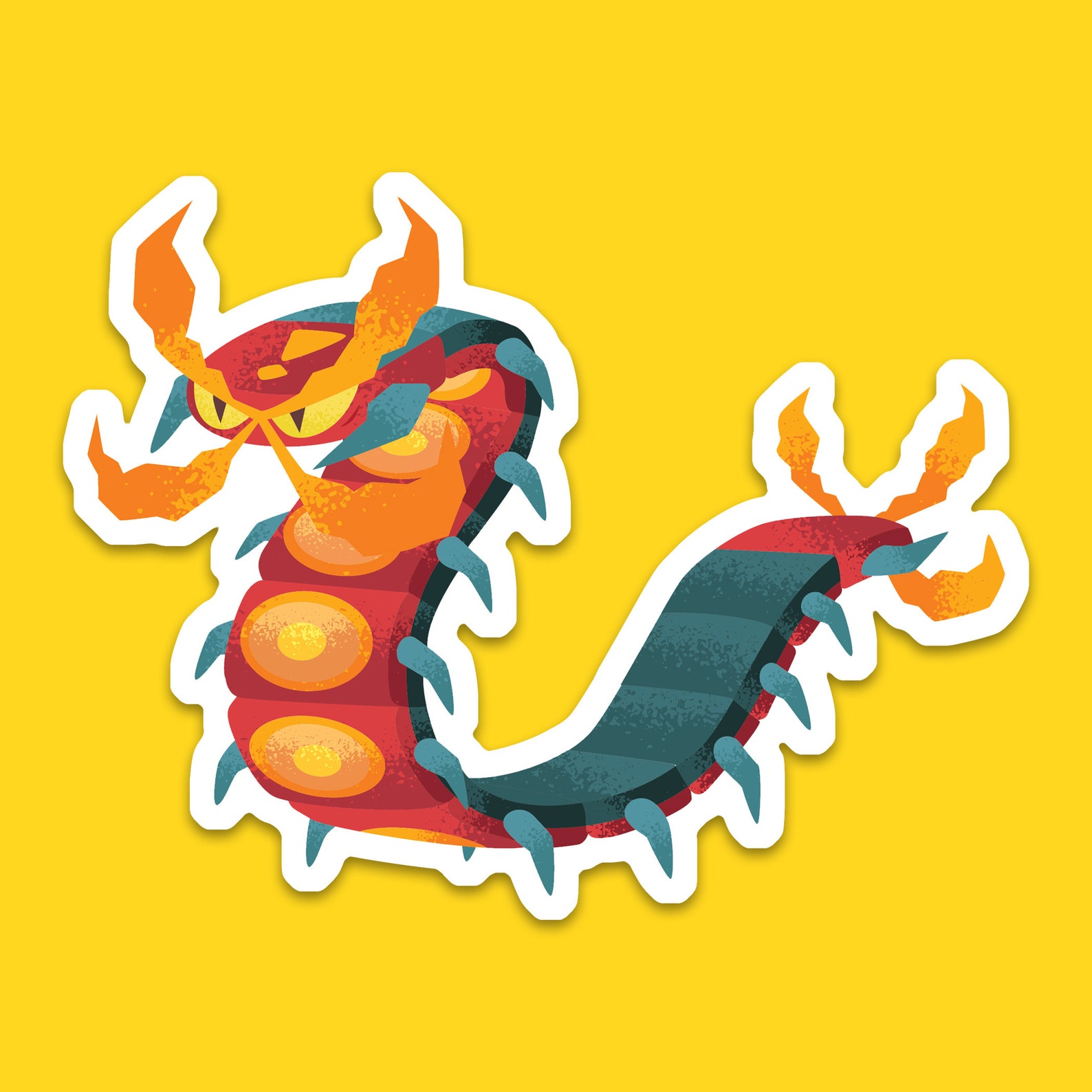 Buy Shiny Centiskorch Vinyl Sticker Online in India - Etsy