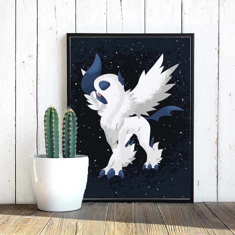 Mega Absol Art - Etsy