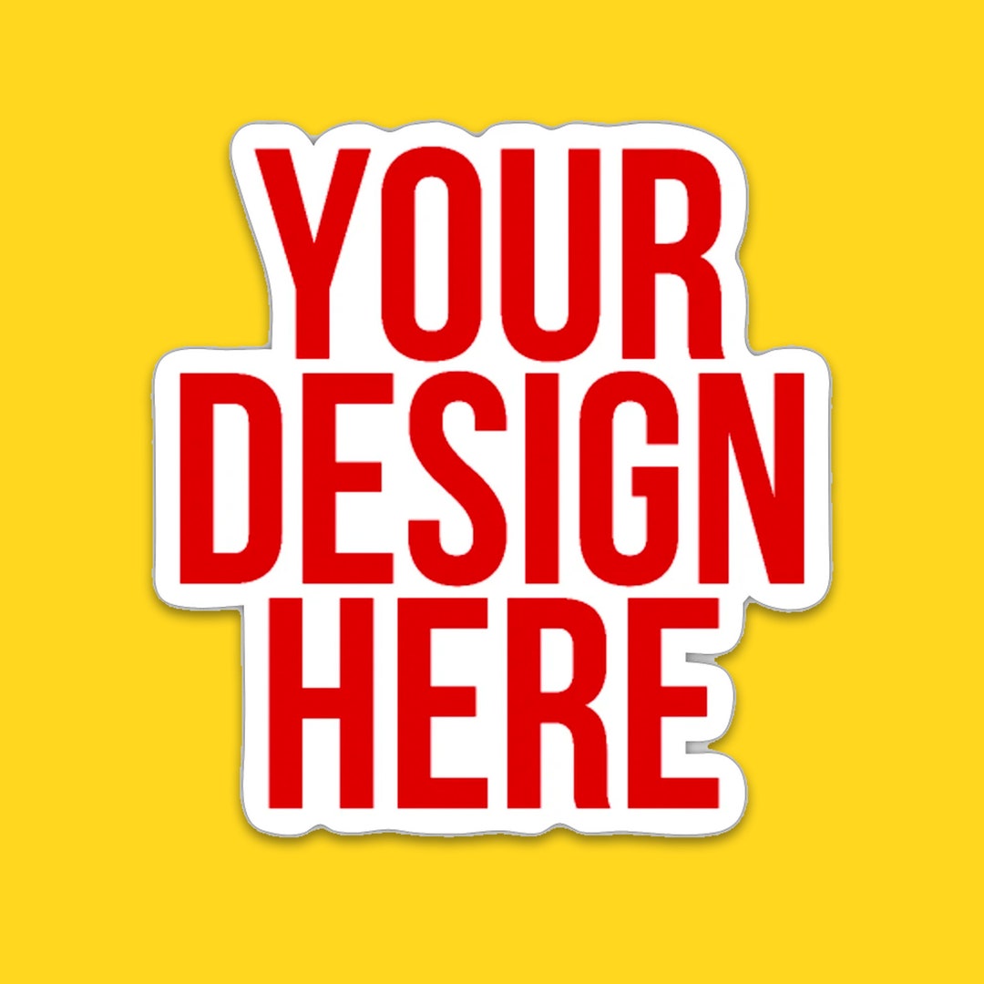 Custom Die Cut Vinyl Sticker: Personalized Design - Etsy