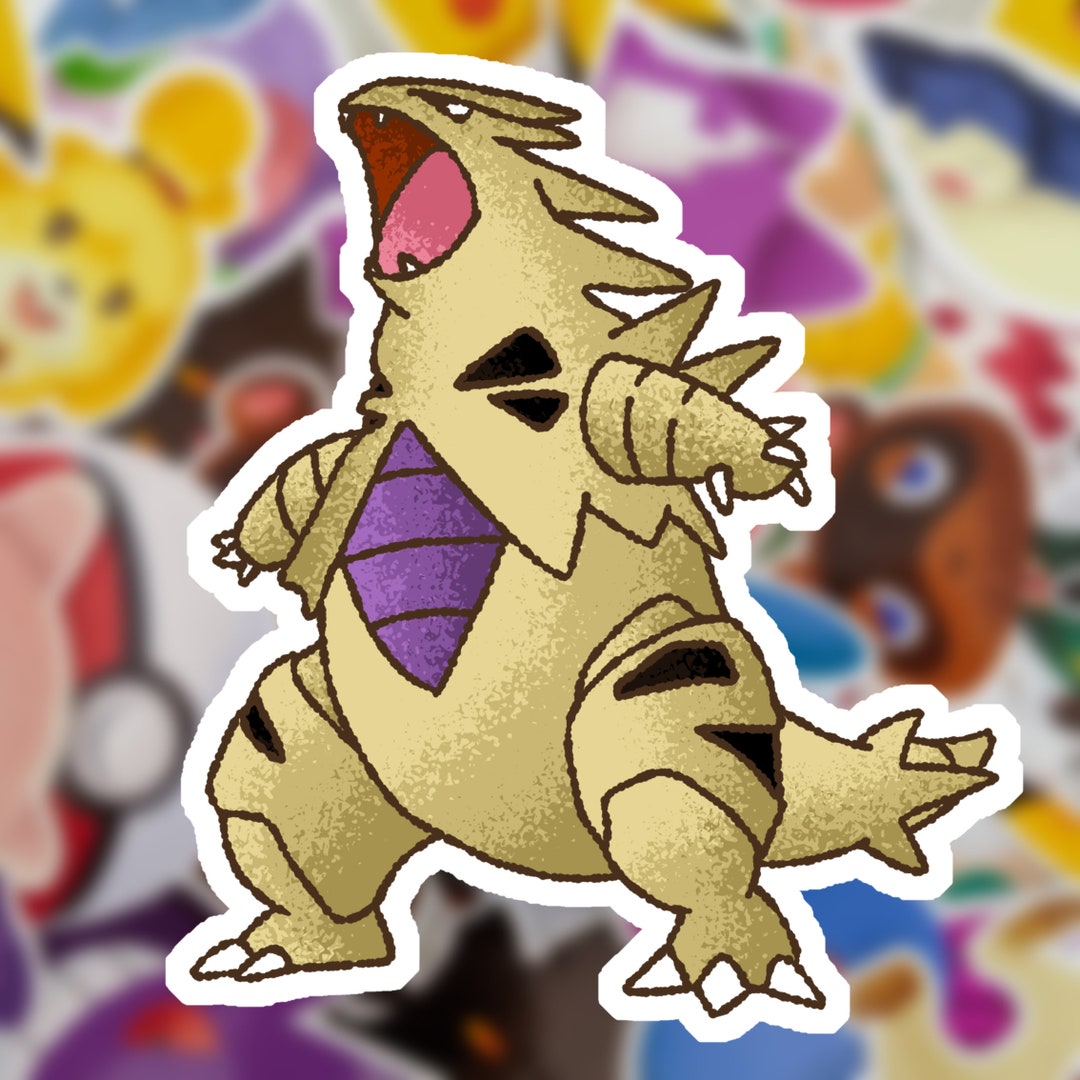 Tyranitar Vinyl Sticker - Etsy