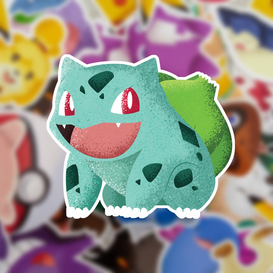Bulba Seed Dino Vinyl Sticker - Etsy