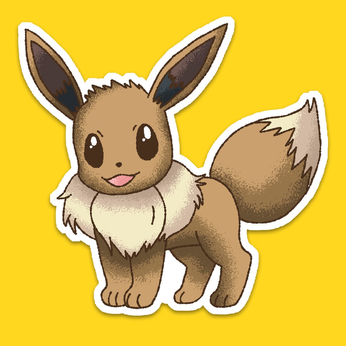 Cute Evolution Fox Vinyl Sticker - Etsy