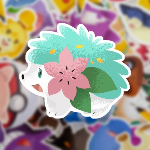 Shiny Mew Vinyl Sticker - Etsy