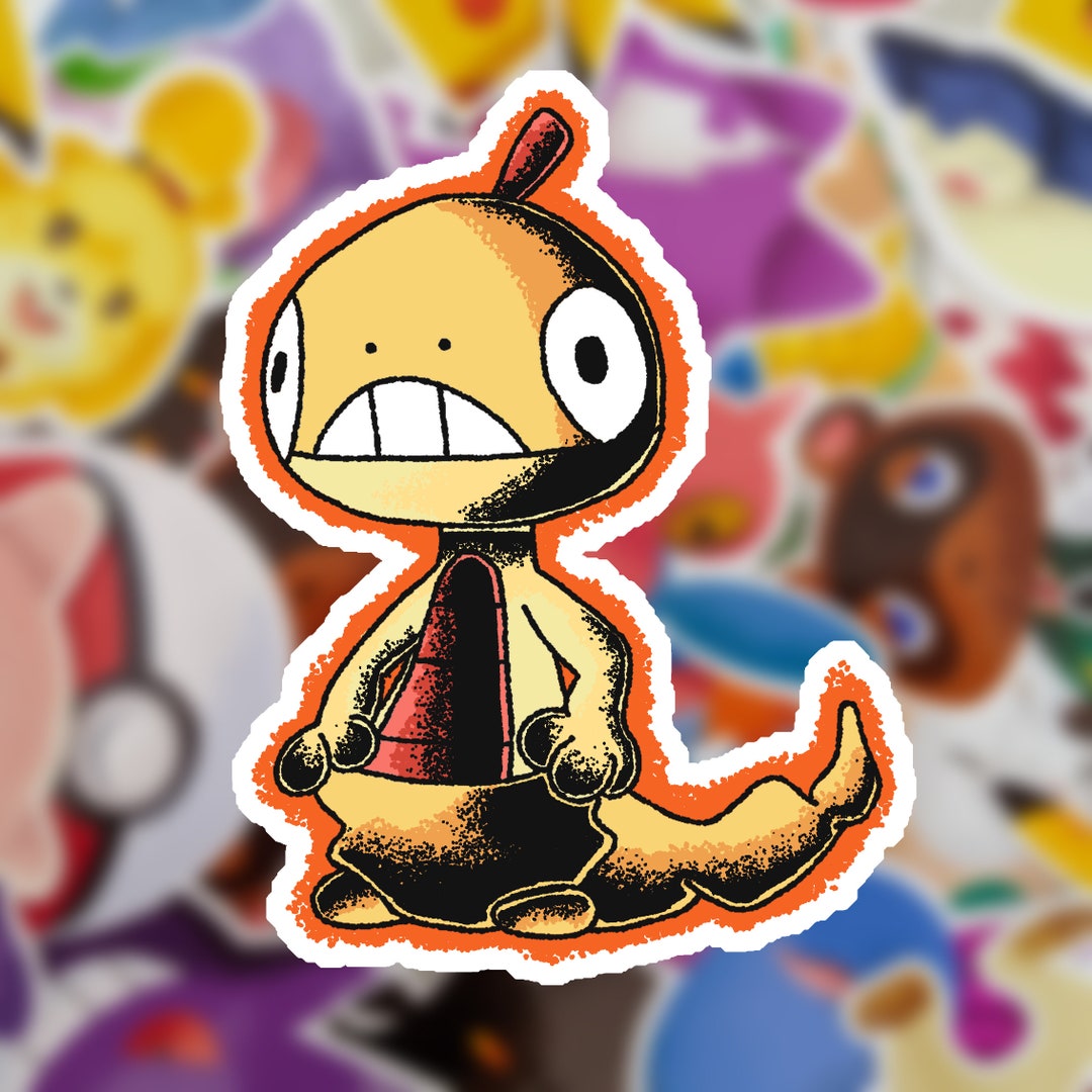 Scraggy Vinyl Sticker - Etsy UK