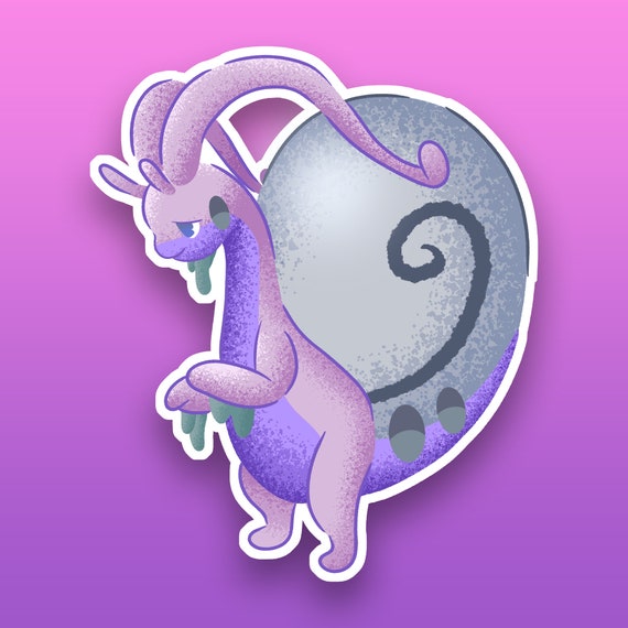 Hisuian Goodra Vinyl Sticker | Etsy