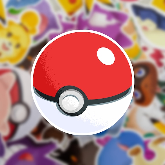 Red Ball Vinyl Sticker - Etsy