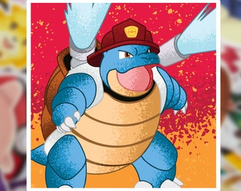 Blastoise Vinyl | Etsy