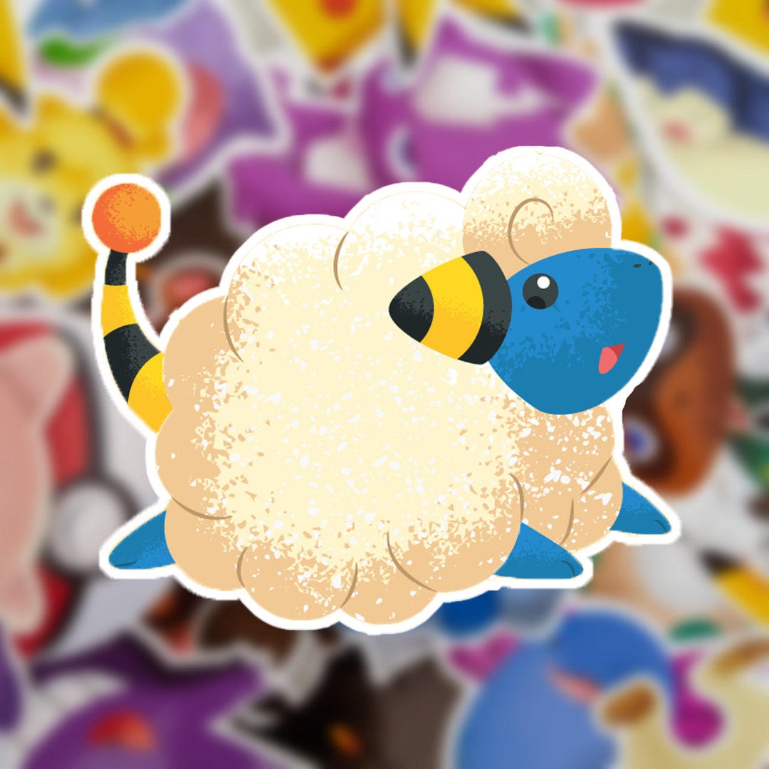 Mareep Vinyl Sticker - Etsy