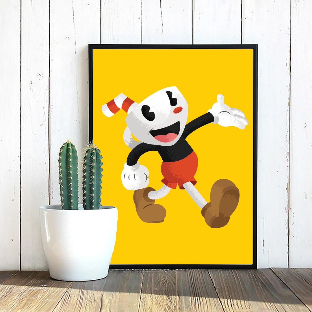 Cuphead Print - Etsy