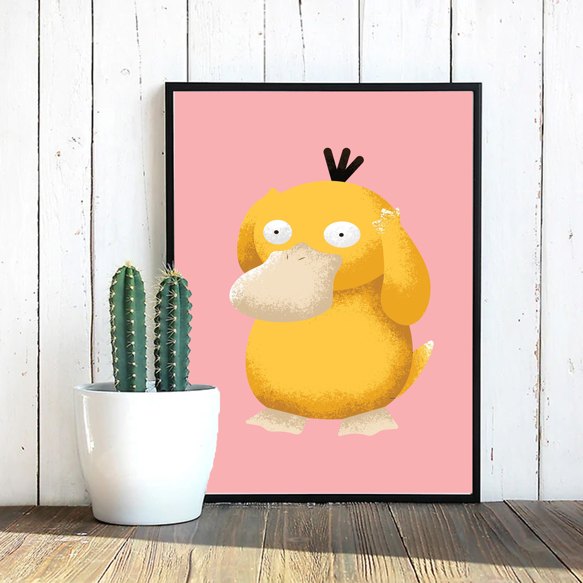 Psyduck Art Print - Etsy