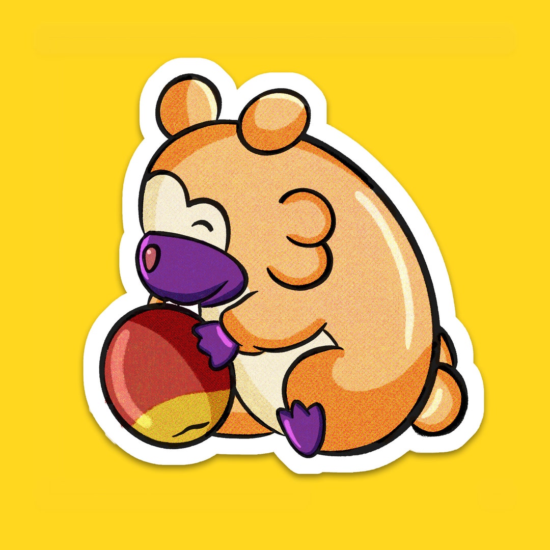 Shiny Bidoof Vinyl Sticker - Etsy