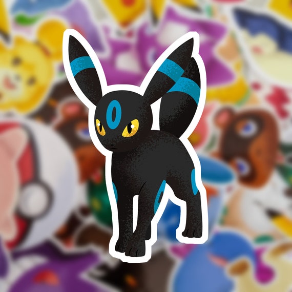 Shiny Umbreon Vinyl sticker Umbreon stickers Cartoon | Etsy