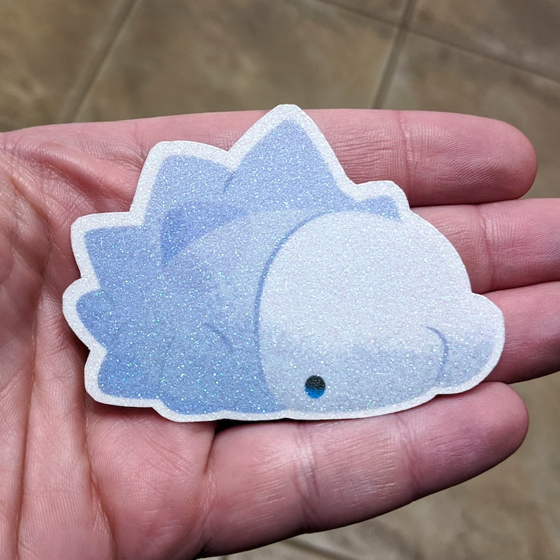 Glitter Snom Sticker - Etsy