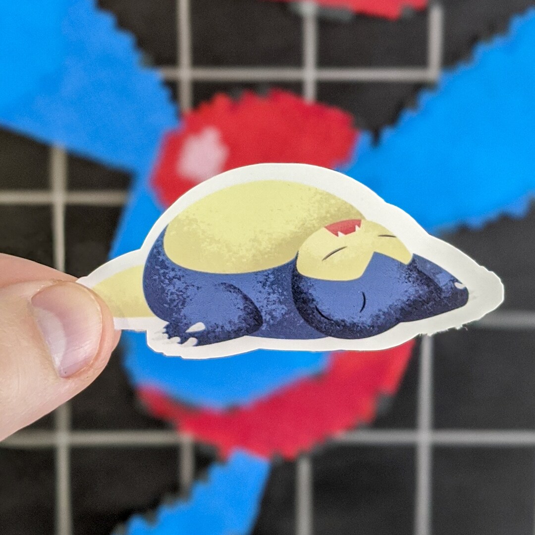 Snorlax Vinyl Sticker - Etsy