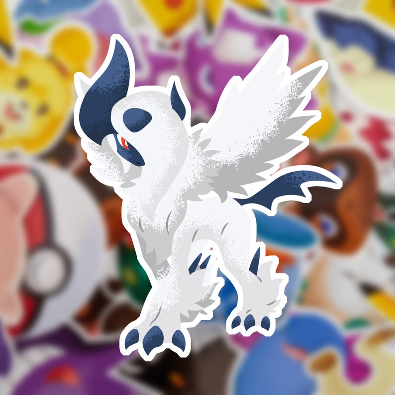 Mega Absol Vinyl Sticker - Etsy