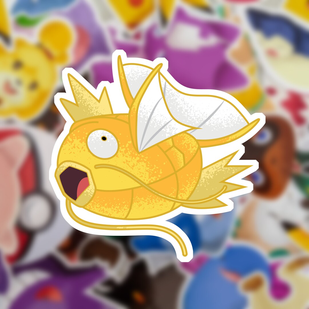 Shiny Magikarp Fish Vinyl Sticker - Etsy