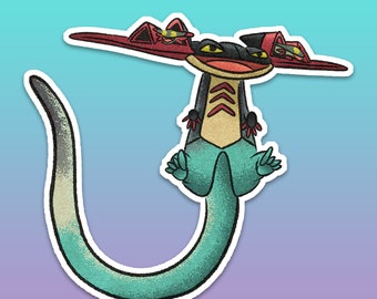 Dragapult Vinyl Sticker | Etsy