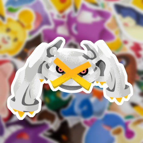 Shiny Mew Vinyl Sticker - Etsy