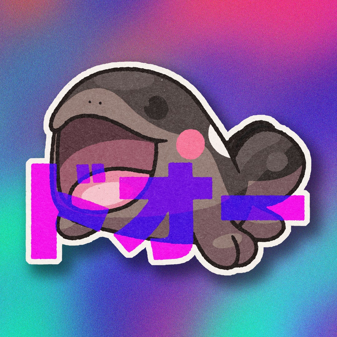 Clodsire Vinyl Sticker - Etsy