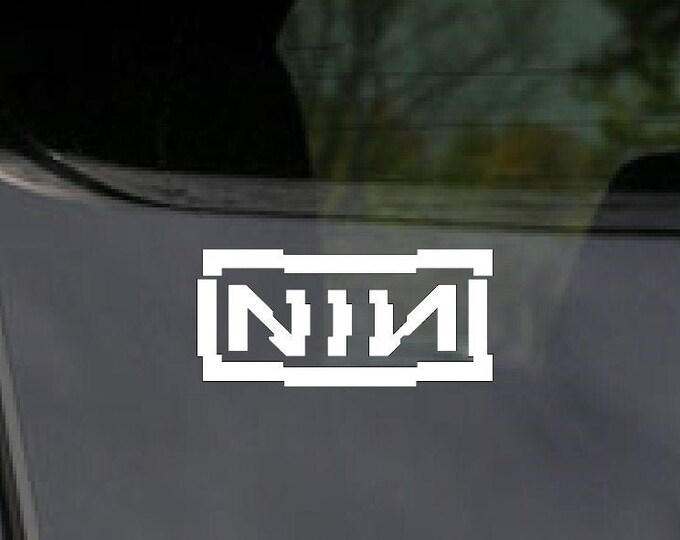 Fractured NIN Block Vinyl Decal - Etsy