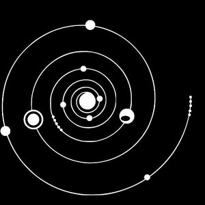 Solar System Spiral Vinyl Decal - Etsy