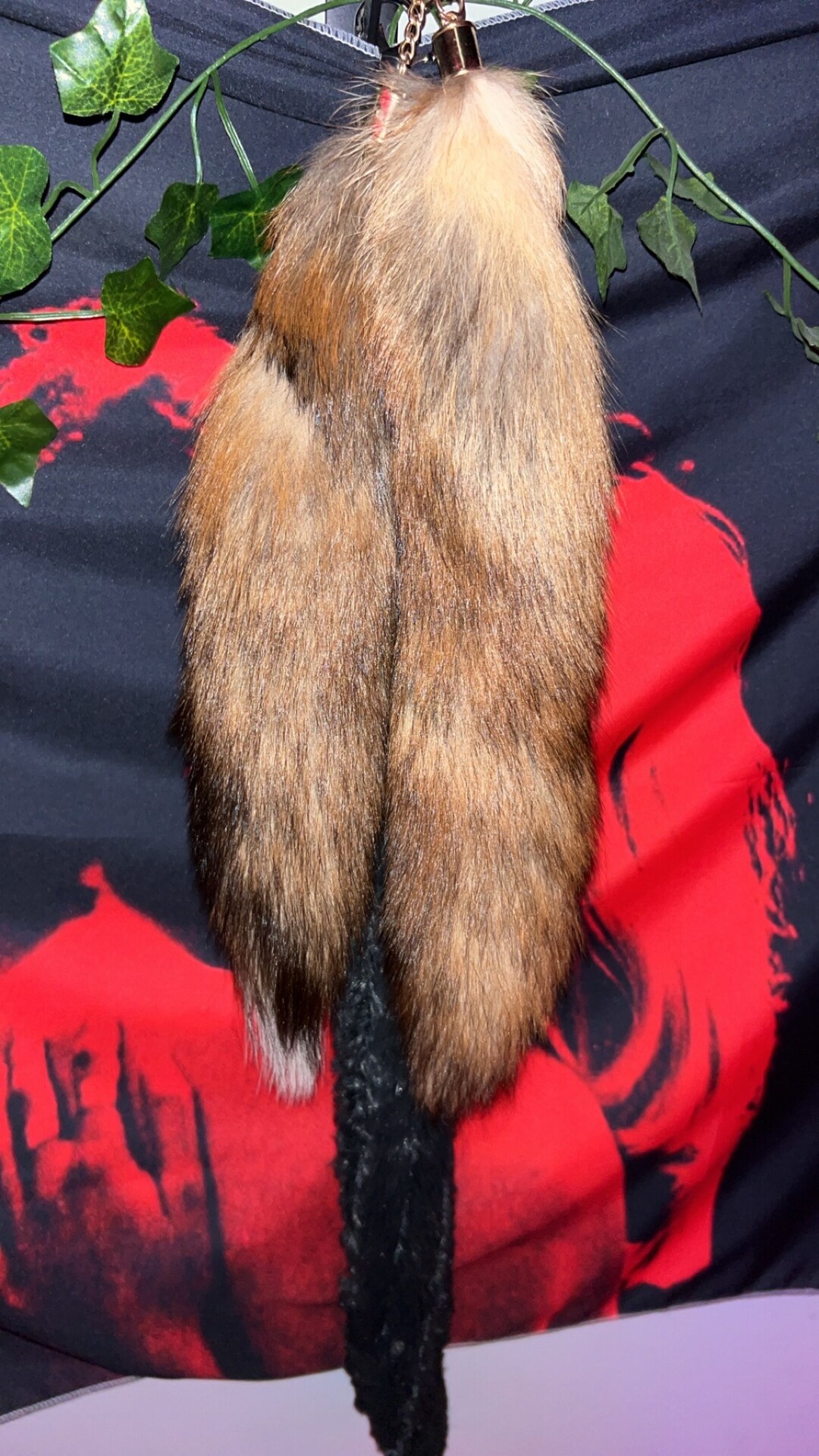 REAL Taxidermy Red Fox Tail Keychain - Etsy