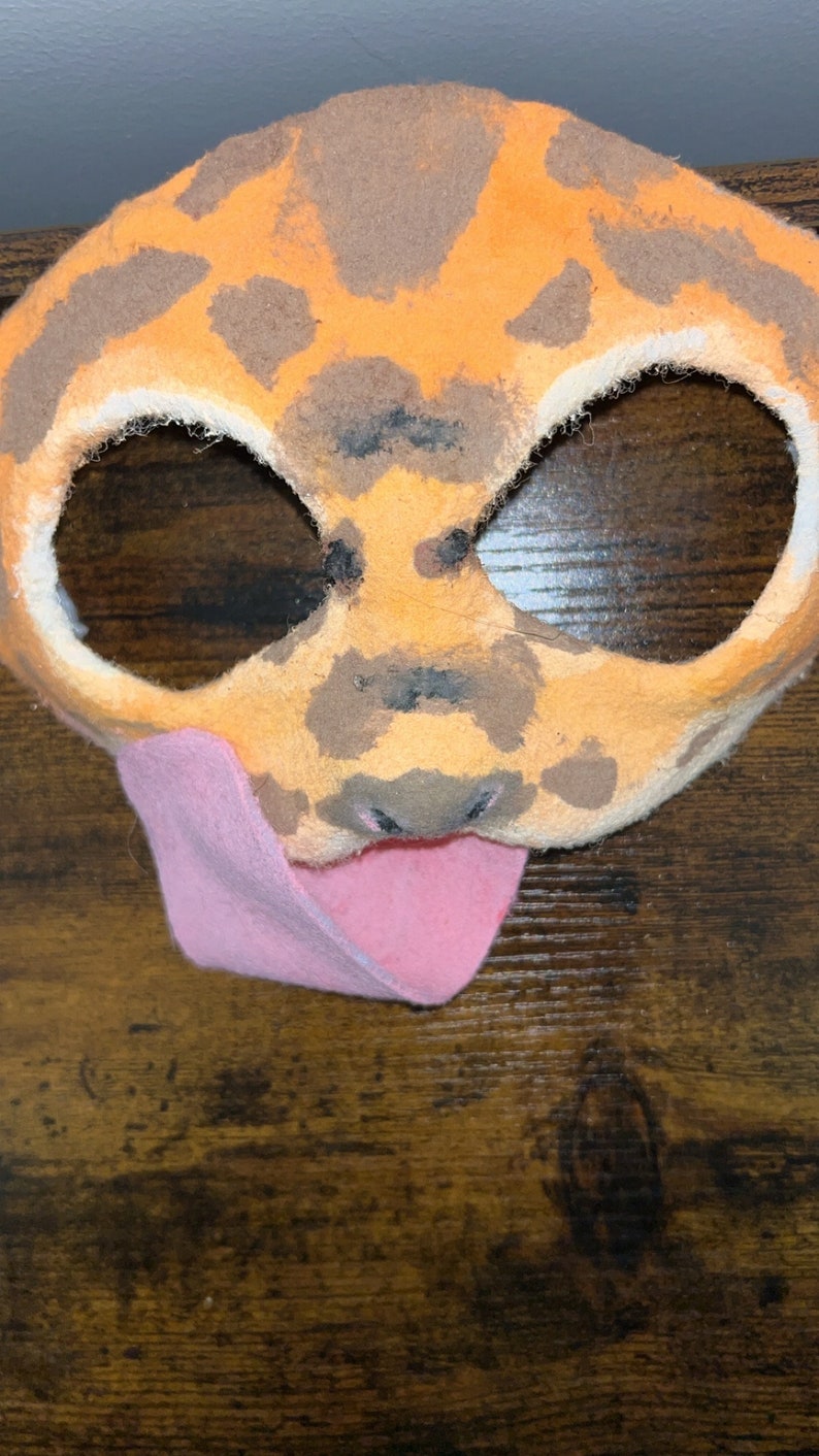 Leopard Gecko Mask - Etsy