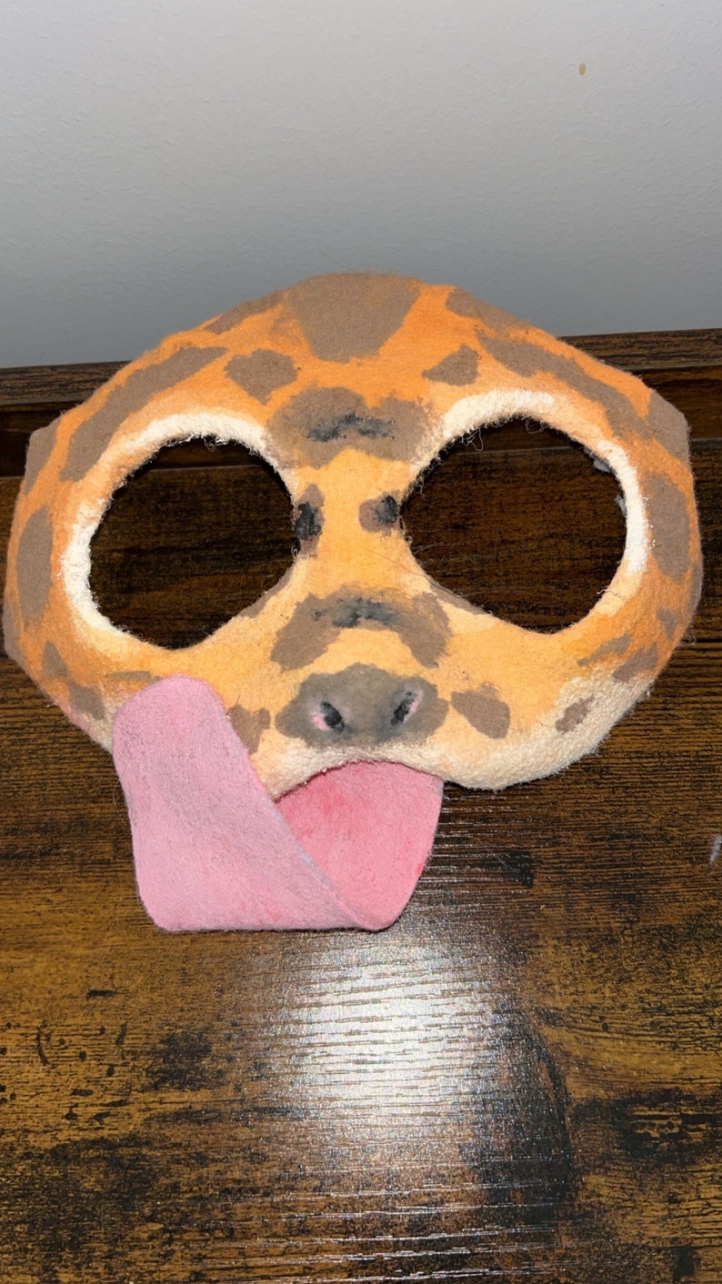 Leopard Gecko Mask - Etsy