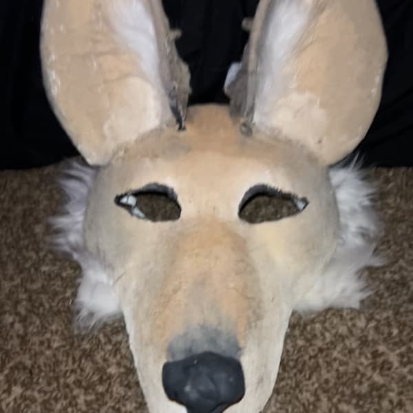 Coyote Mask - Etsy