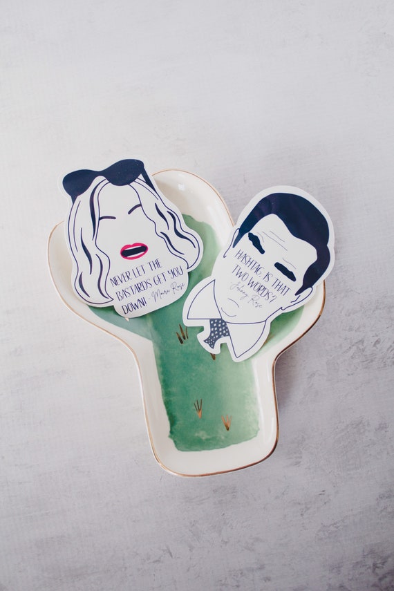 Schitts Creek Sticker Moira Rose Bastards Quote | Etsy