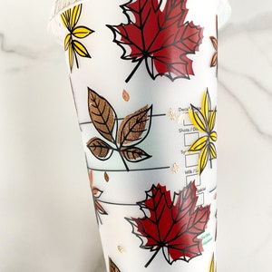 Fall Foliage Tumbler | Autumn Fall Themed Tumbler | Customized Reusable ...