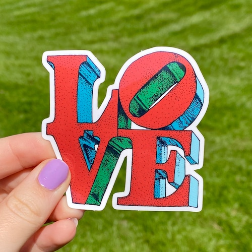 Philly LOVE Sticker - Etsy