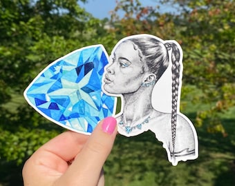 Blue Topaz Stickers - Etsy