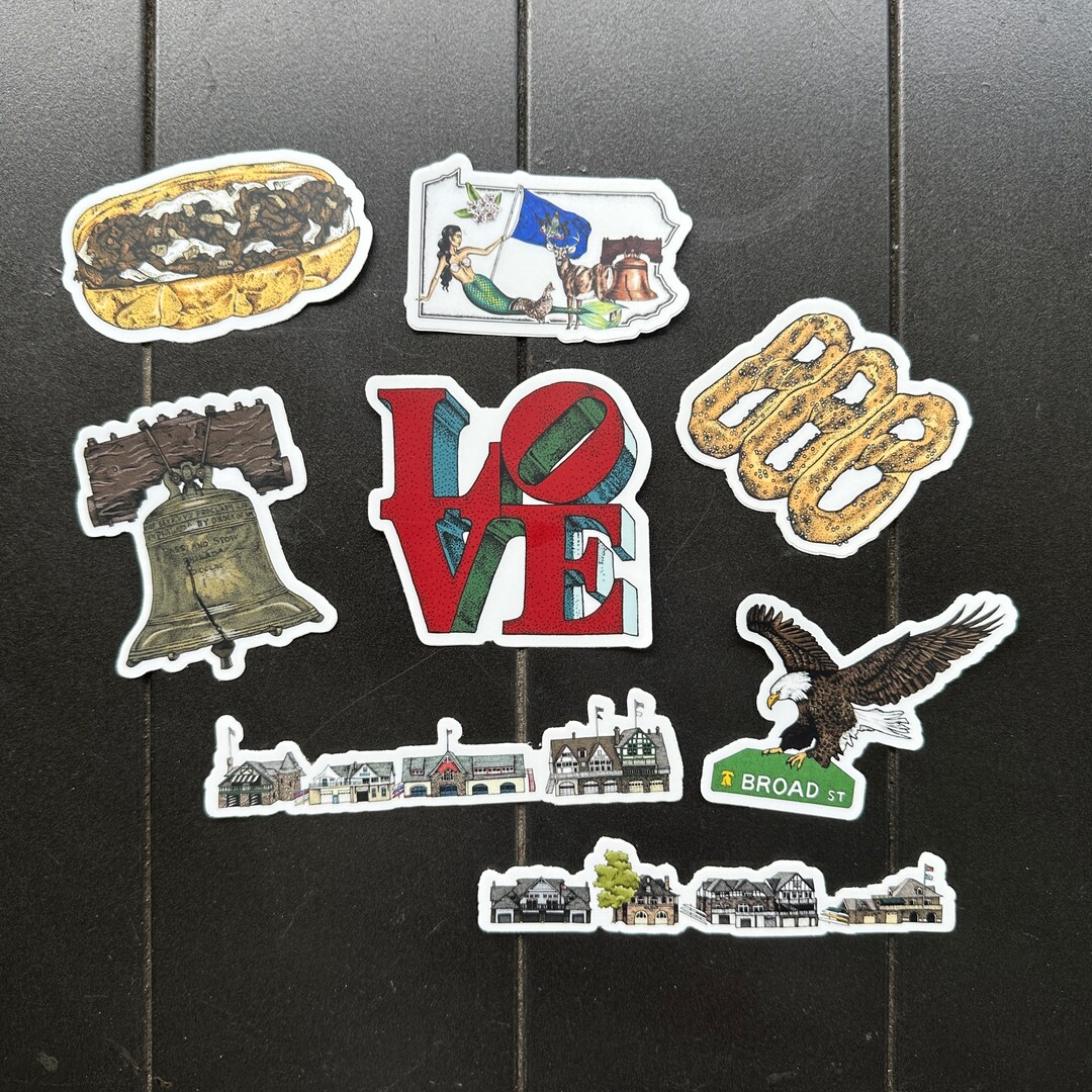 Philly Sticker Pack - Etsy
