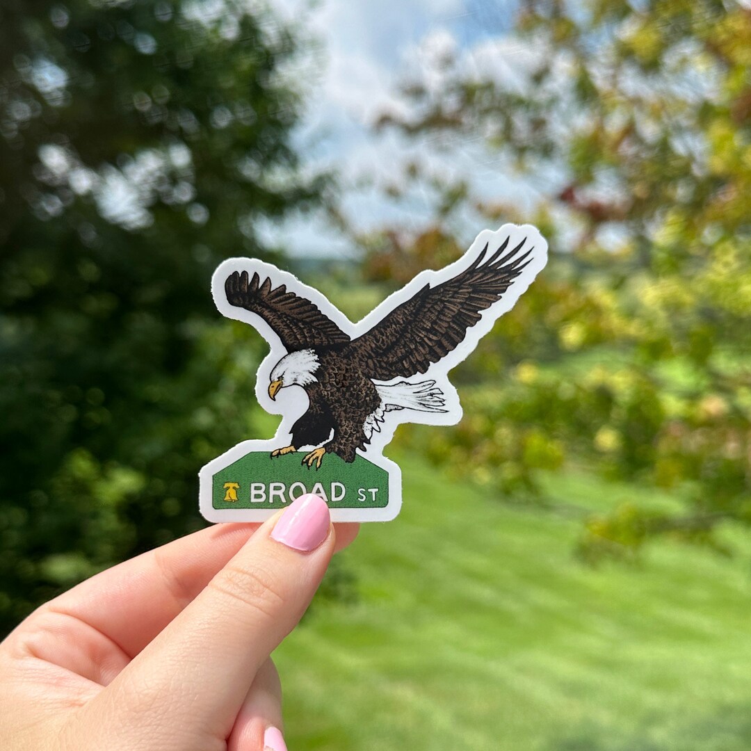 Philly Broad Street Eagle Sticker - Etsy