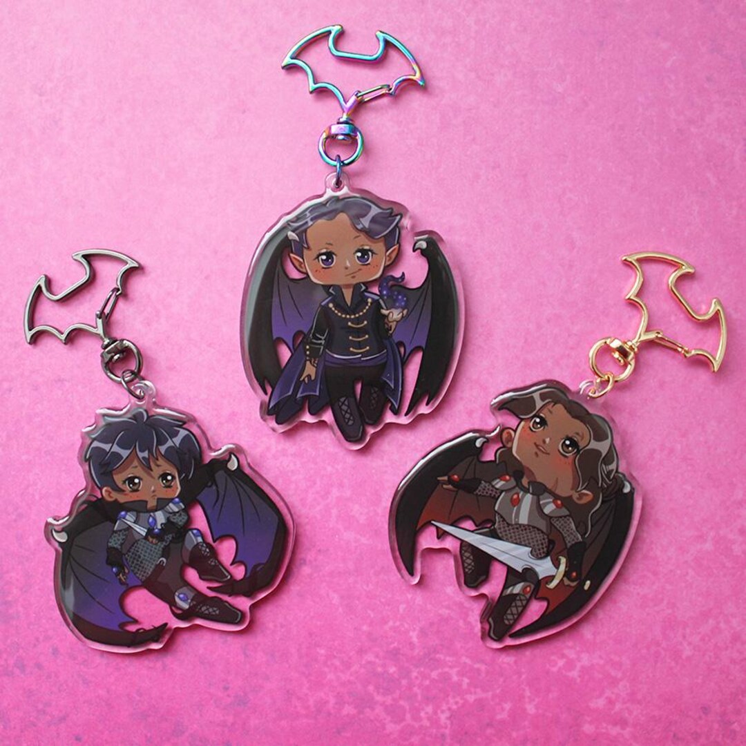 ACOTAR Bat Boys Keyring/charm - Etsy