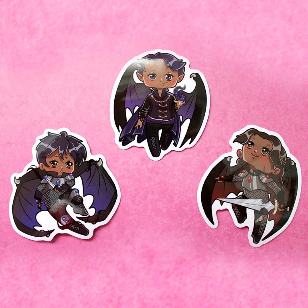 ACOTAR Bat Boys Sticker Set of 3 - Etsy