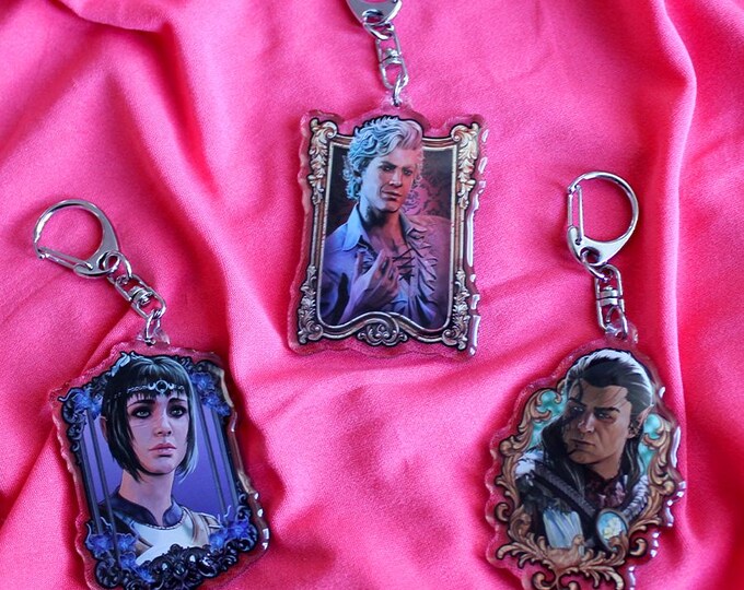 BG3 Cursed Acrylic Keychains - Etsy