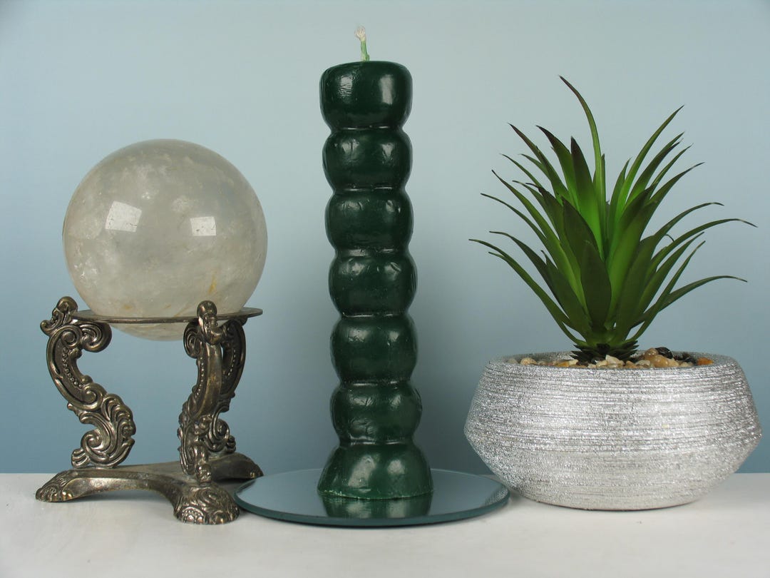 7-knob Hand-poured Figural Candle - Ritual Candles in 10 Vibrant Colors ...