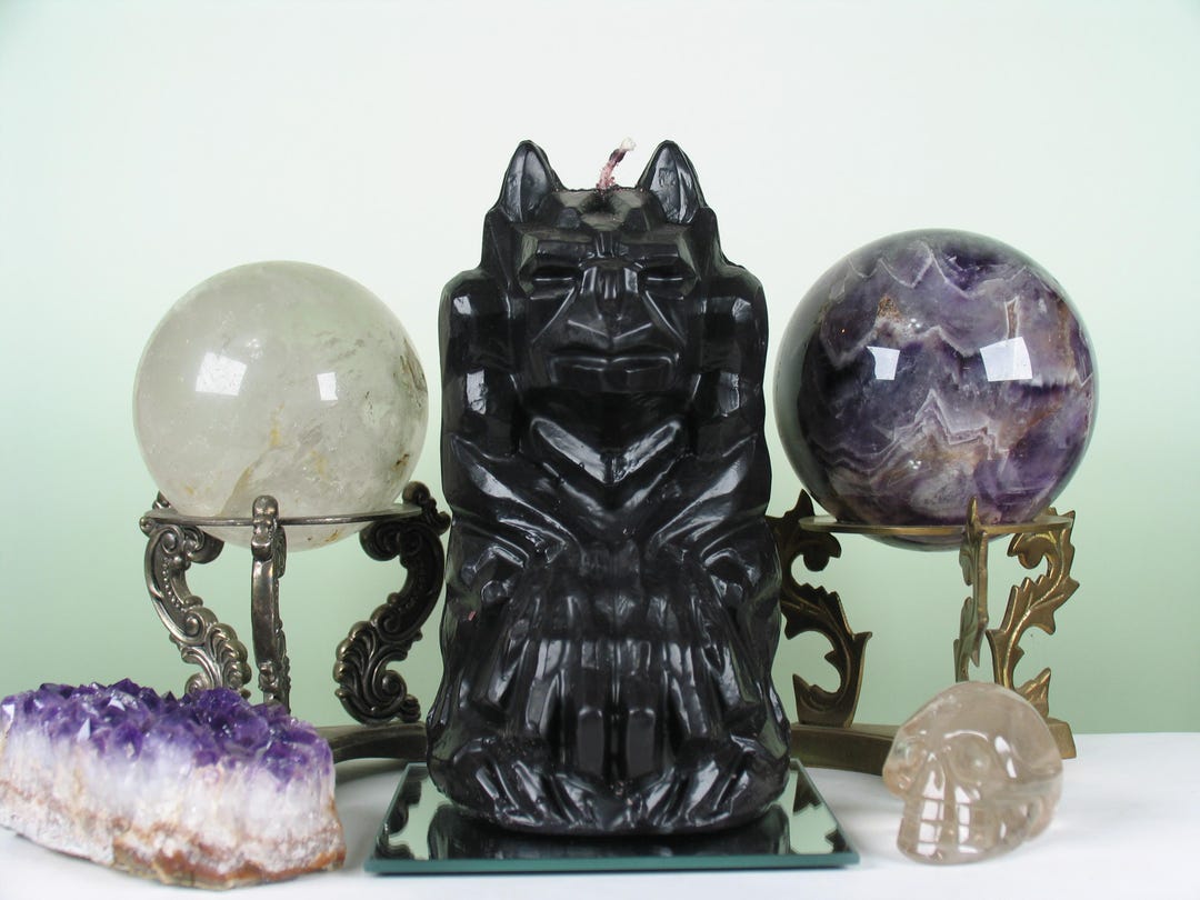 Gargoyle Hand-poured Figural Candle: Guardian and Protection - Ritual ...