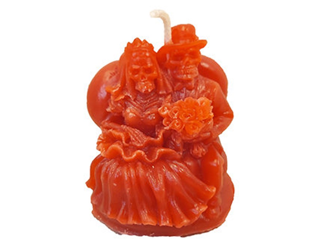 Married Skeleton Couple Hand-poured Figural Candle: Eternal Union ...