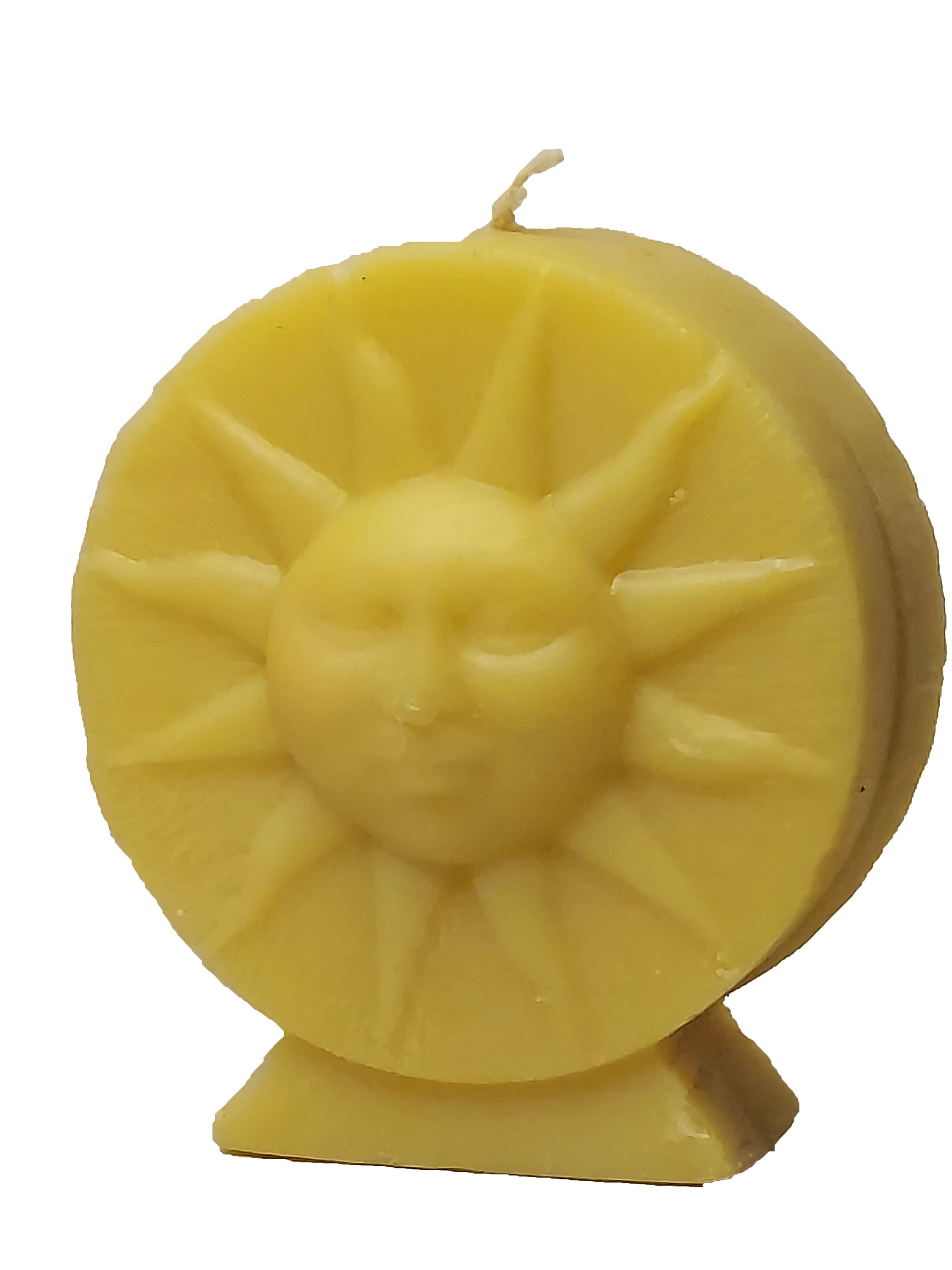 Sun Hand-poured Figural Candle: Solar Radiance, Vitality, Illumination ...