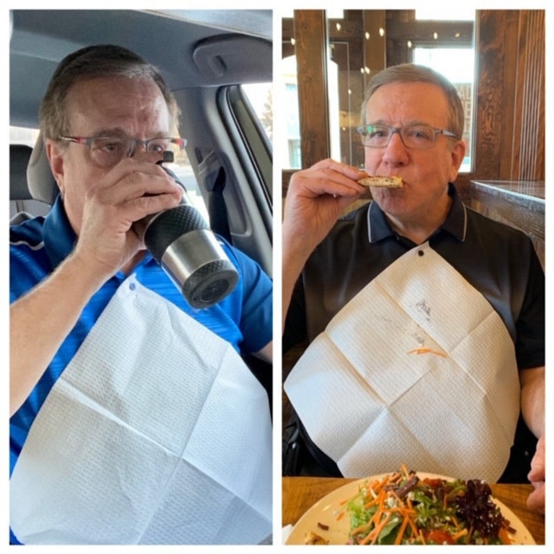 Napkin-bib for Car, Restaurants, Home, Elder Care, Kids dispose A Nap ...